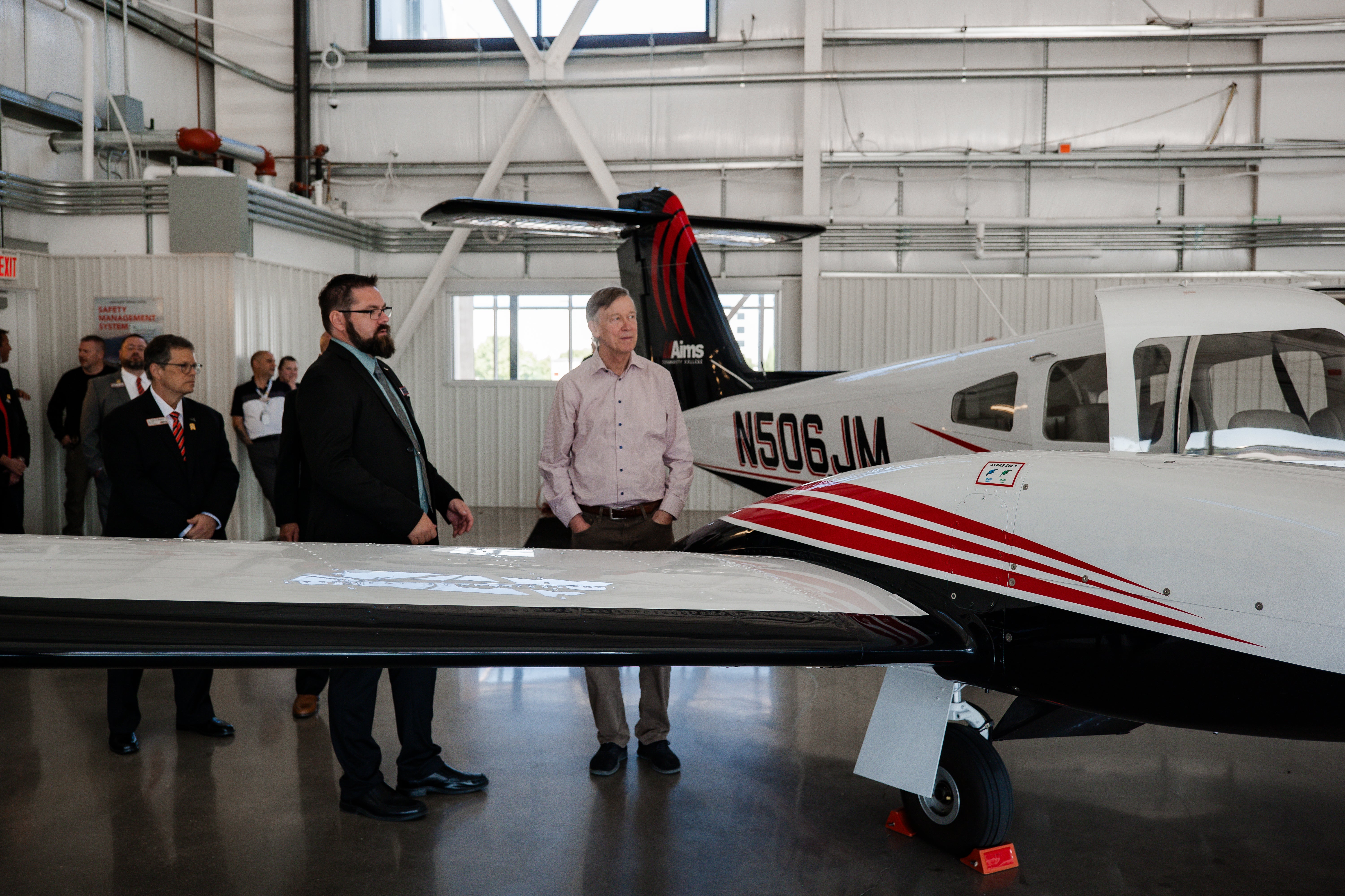 Senator John Hickenlooper Visits Aims Community College Flight Training ...
